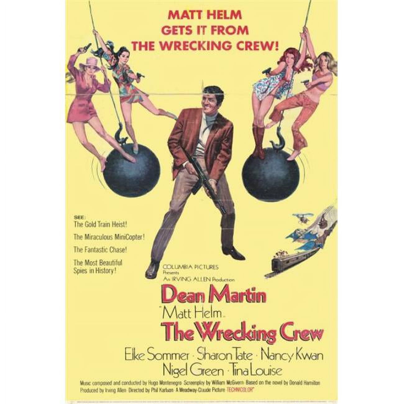 The Wrecking Crew Movie Poster Print (27 x 40) - Walmart.com