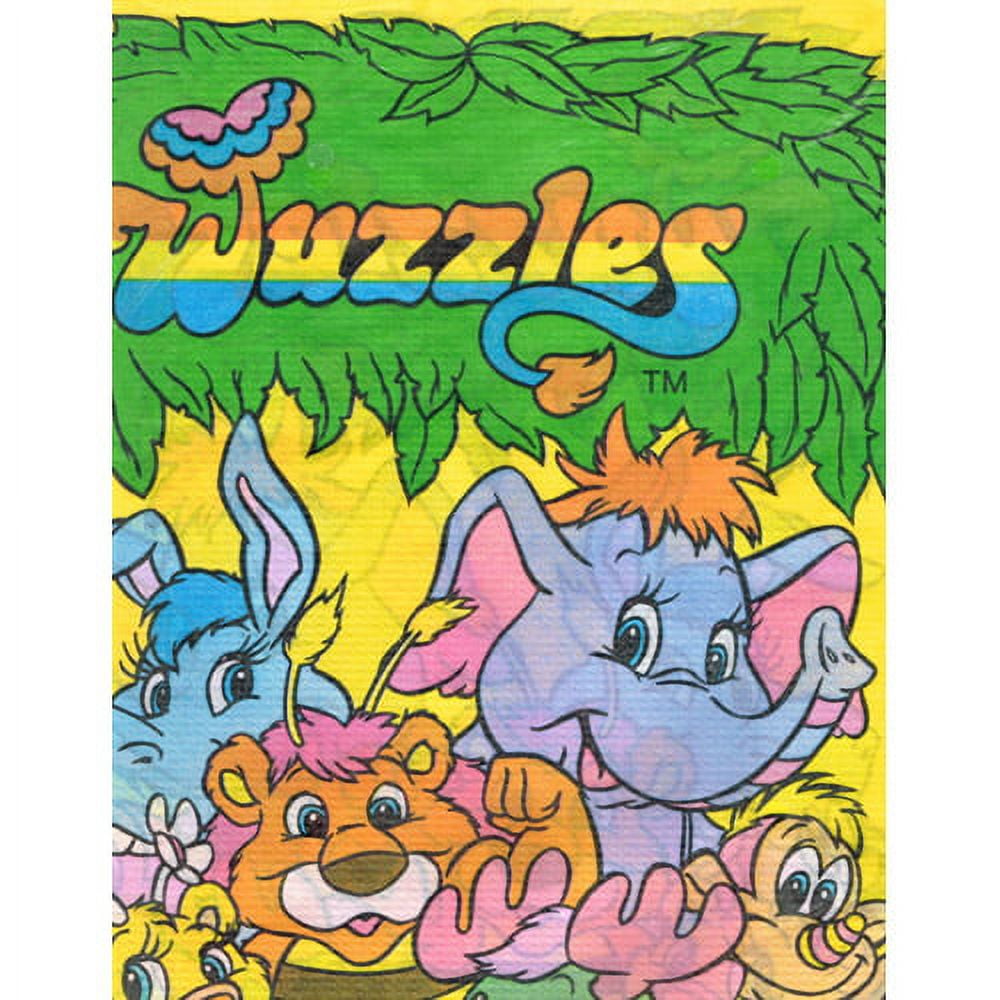 The Wuzzles Vintage 1985 Paper Table Cover 1ct Walmart