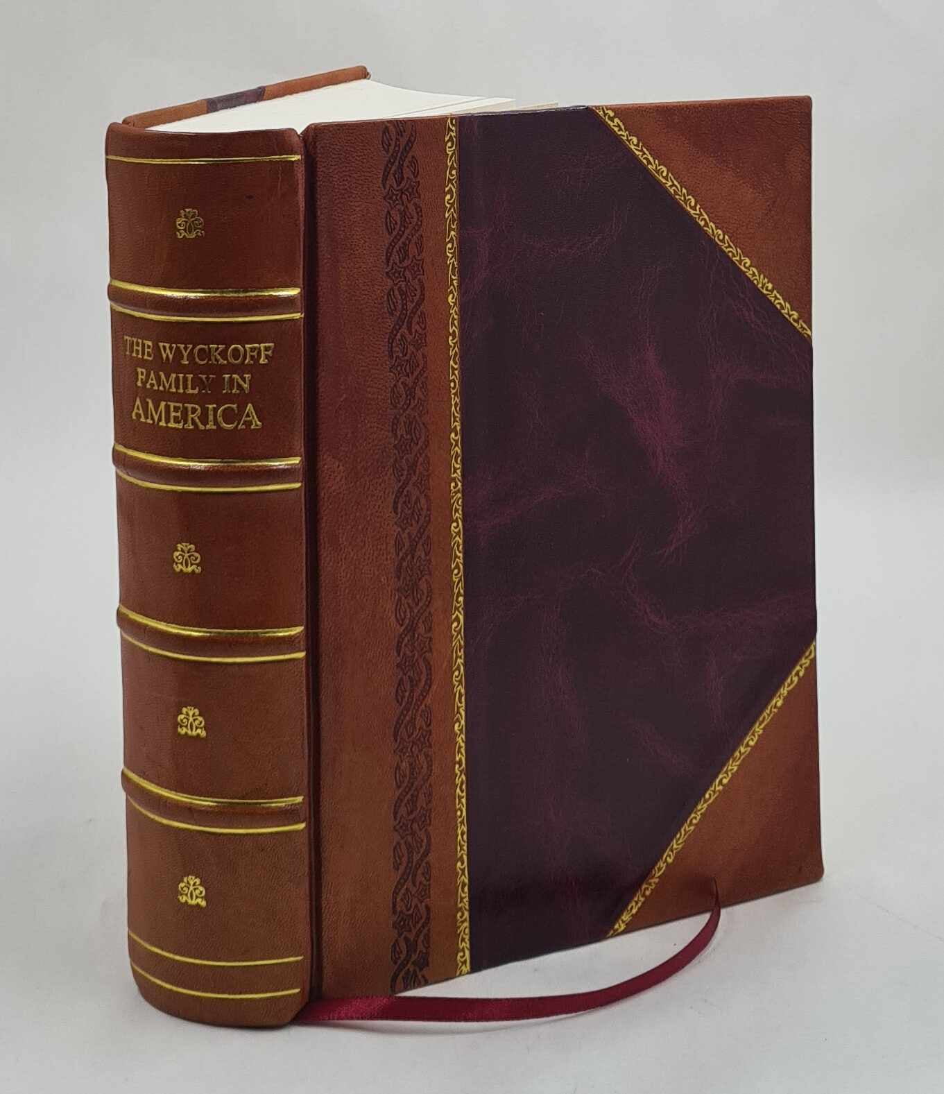 The Wyckoff family in America : a genealogy. 1950 [Leather Bound ...
