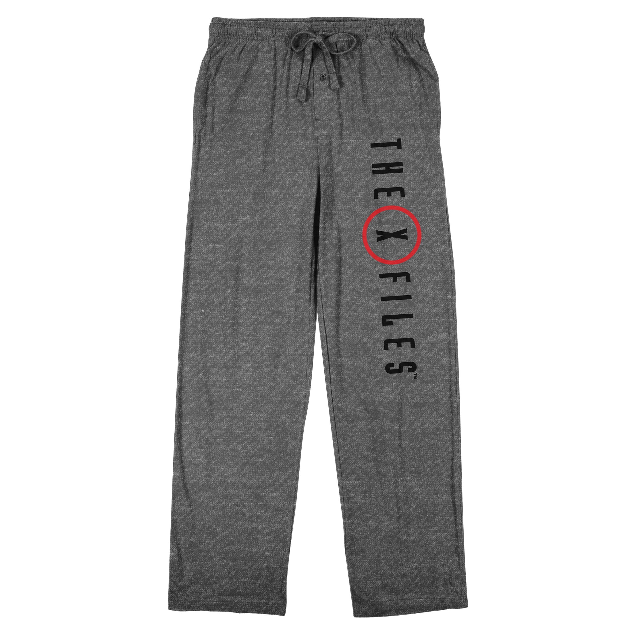 The X Files Logo Men's Gray Heather Sleep Pajama Pants-XL - Walmart.com