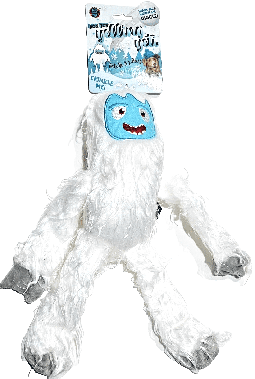 The YELLING YETI Dog Toy by BowWowPet - Walmart.com