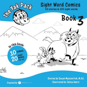 Yak Pack: Sight Word Comics: The Yak Pack (Paperback) - Walmart.com
