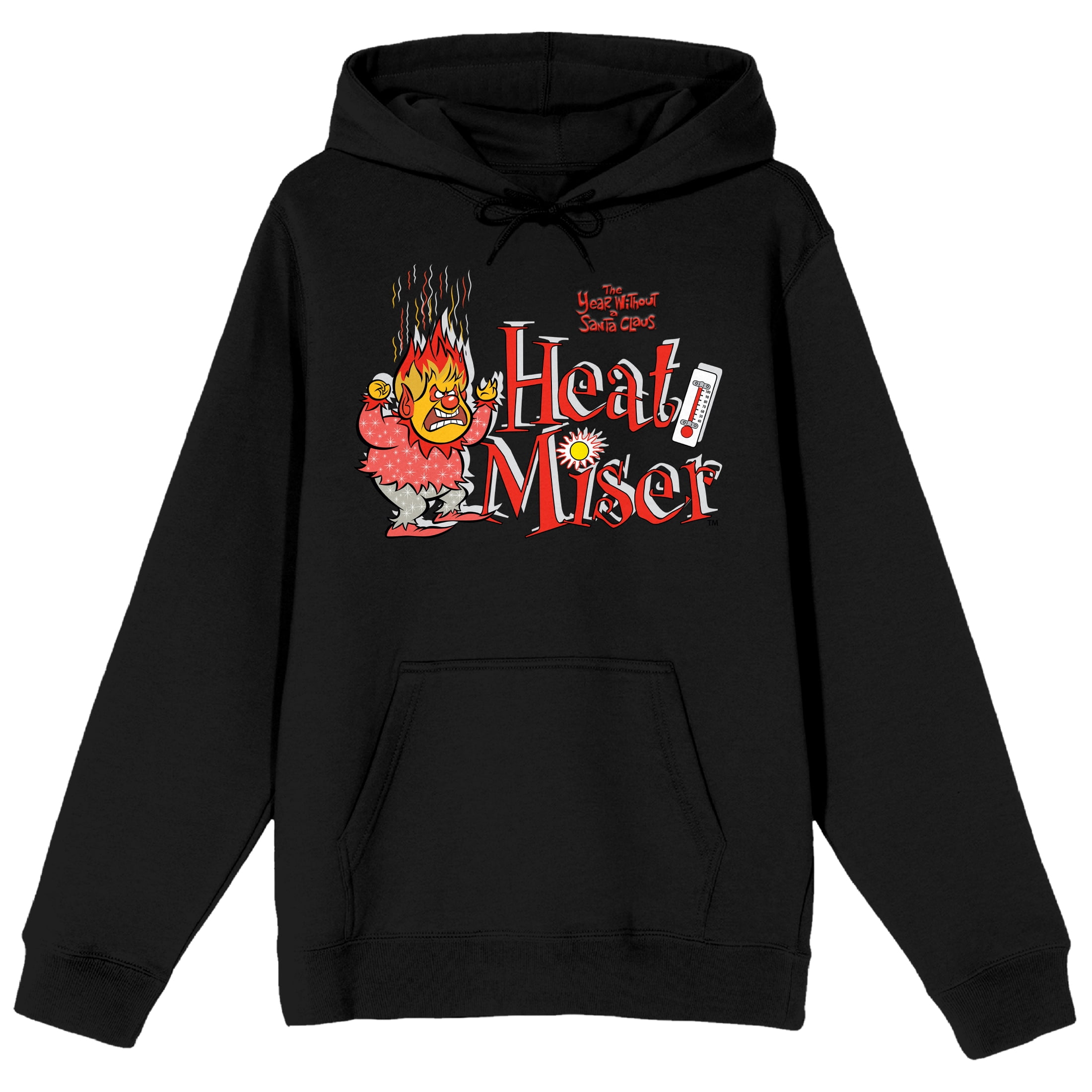 The Year Without Santa Claus Heat Miser Character Men's Black Graphic ...