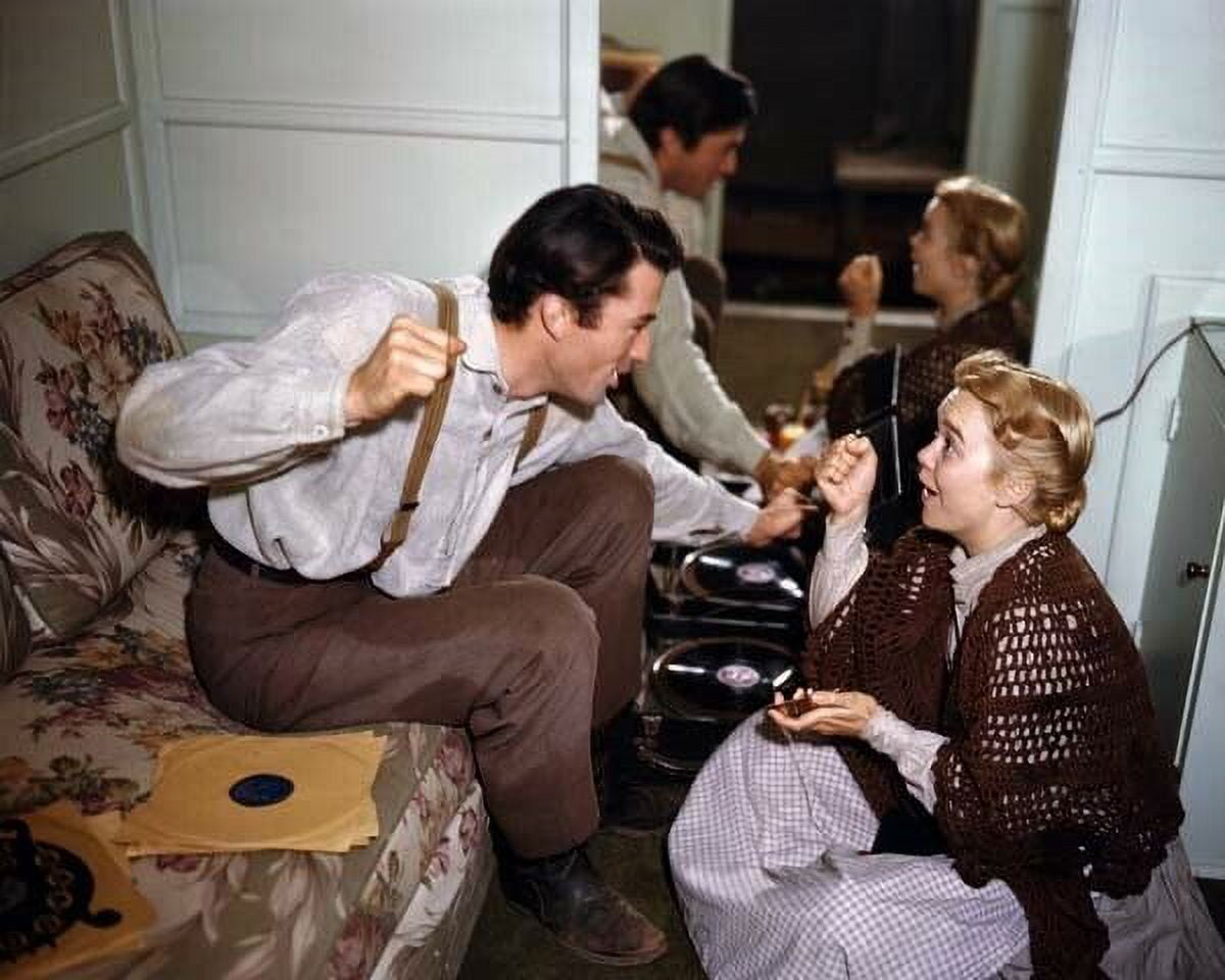 The Yearling 1946 rare scene Gregory Peck in dressing room with Jane ...