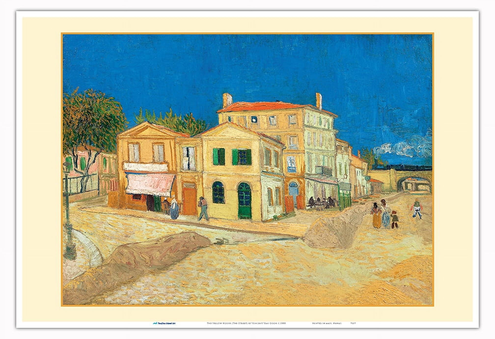 The Yellow House (The Street) - From an Original Color Painting by ...