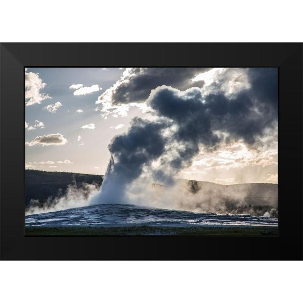 The Yellowstone Collection 14x11 Black Modern Framed Museum Art Print ...