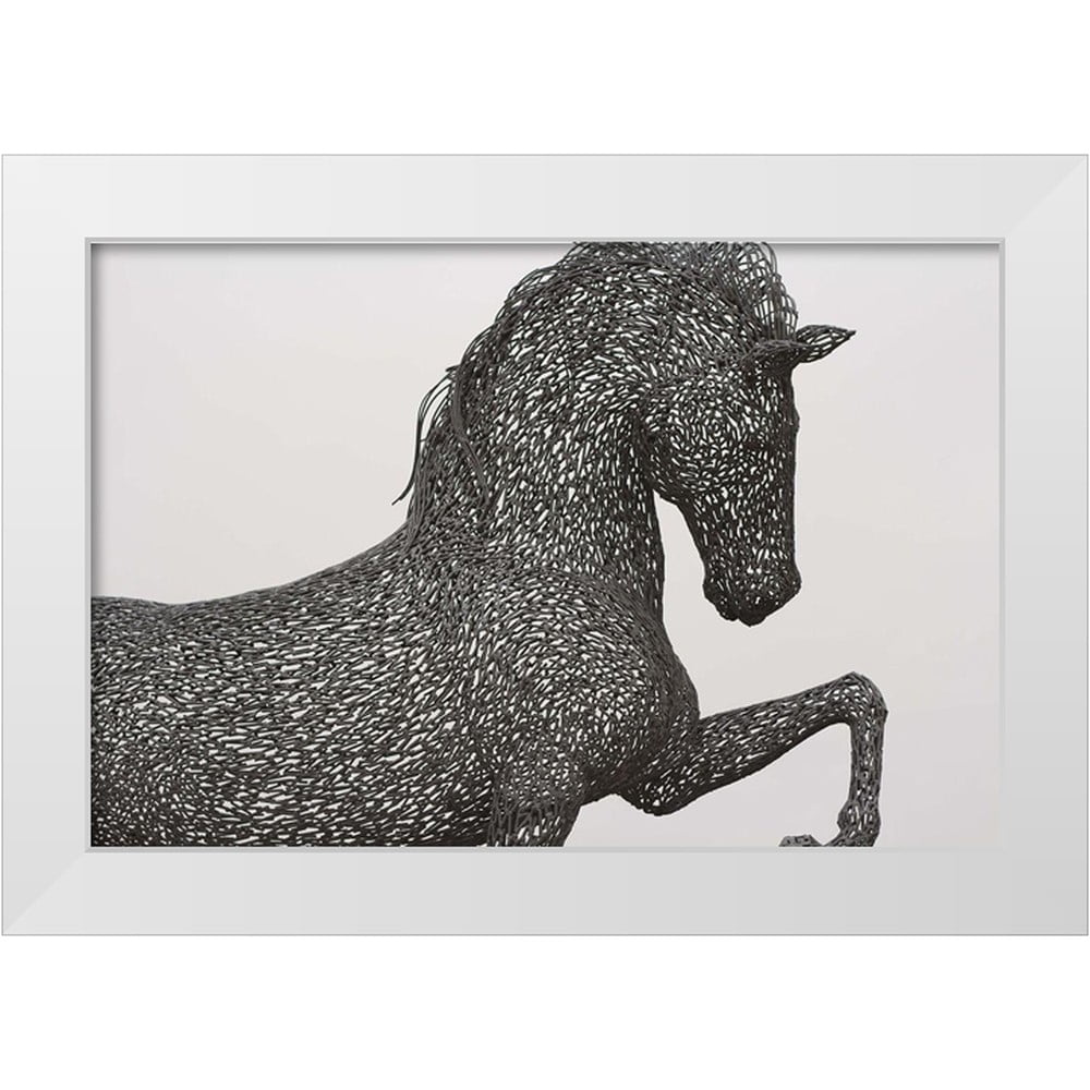 The Yellowstone Collection 14x11 White Modern Wood Framed Museum Art ...