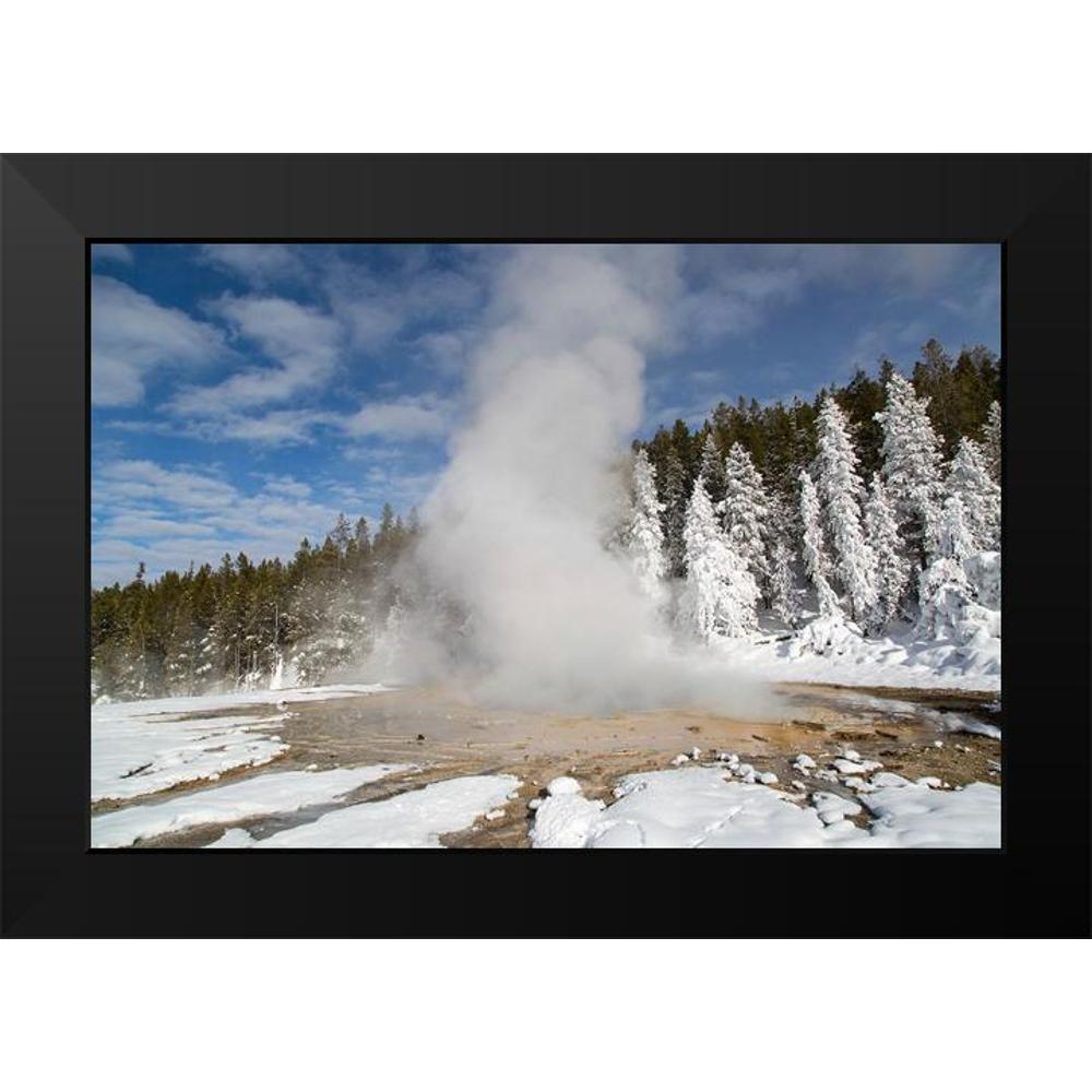 The Yellowstone Collection 24x17 Black Modern Framed Museum Art Print ...