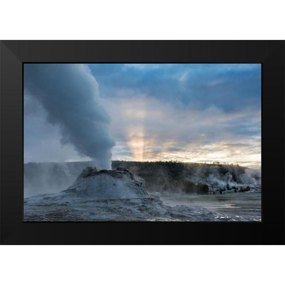 The Yellowstone Collection 24x17 Black Modern Framed Museum Art Print ...