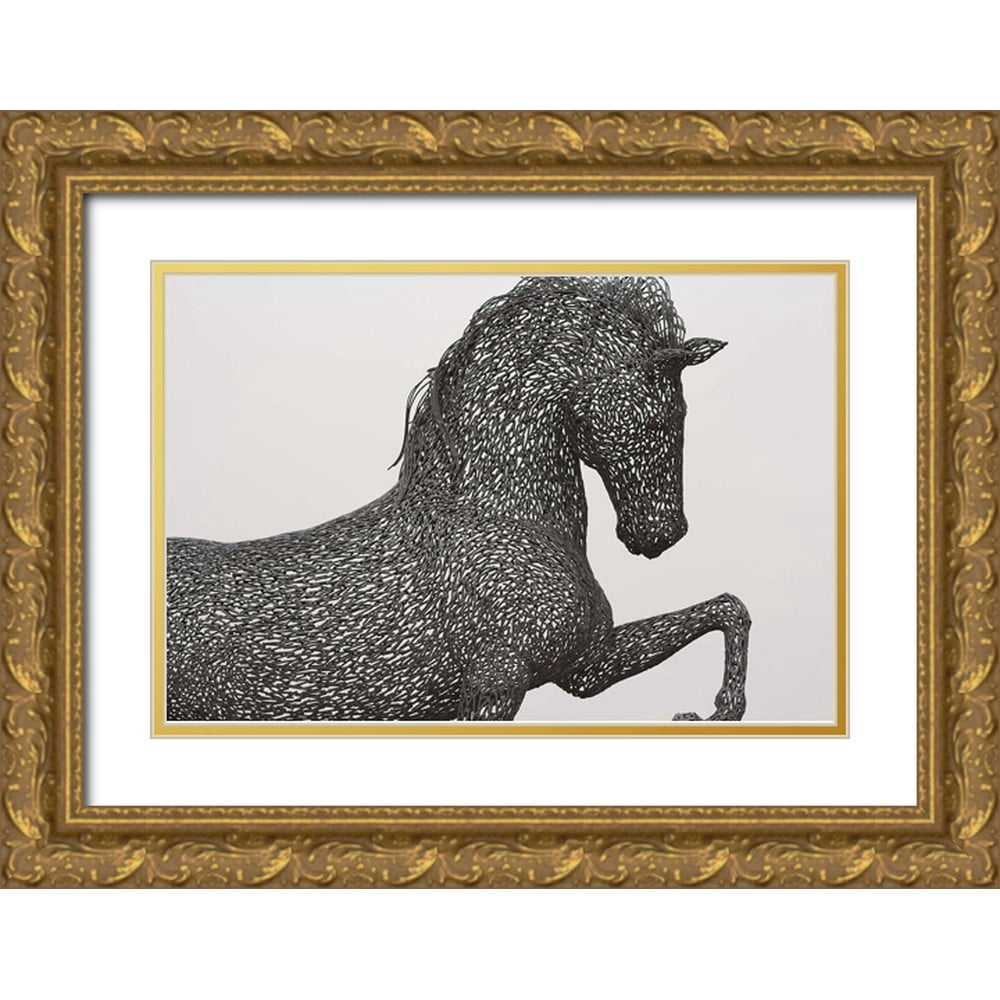 The Yellowstone Collection 24x17 Gold Ornate Wood Framed with Double ...