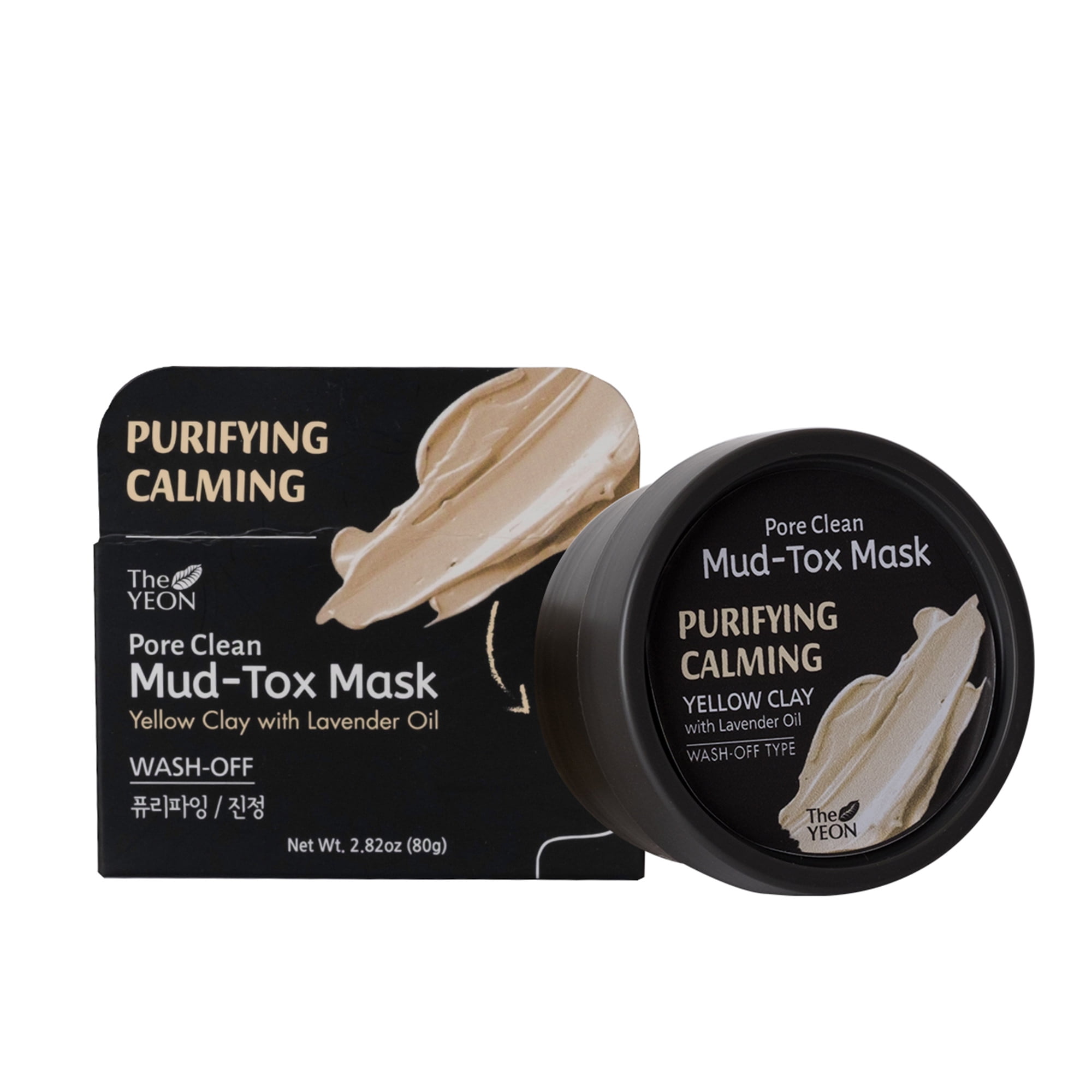 The Yeon Purifying Calming Pore Clean Yellow Mud Tox Mask 2.82 oz ...