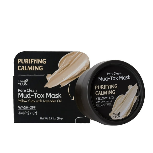 The Yeon Purifying Calming Pore Clean Yellow Mud Tox Mask 2.82 oz ...