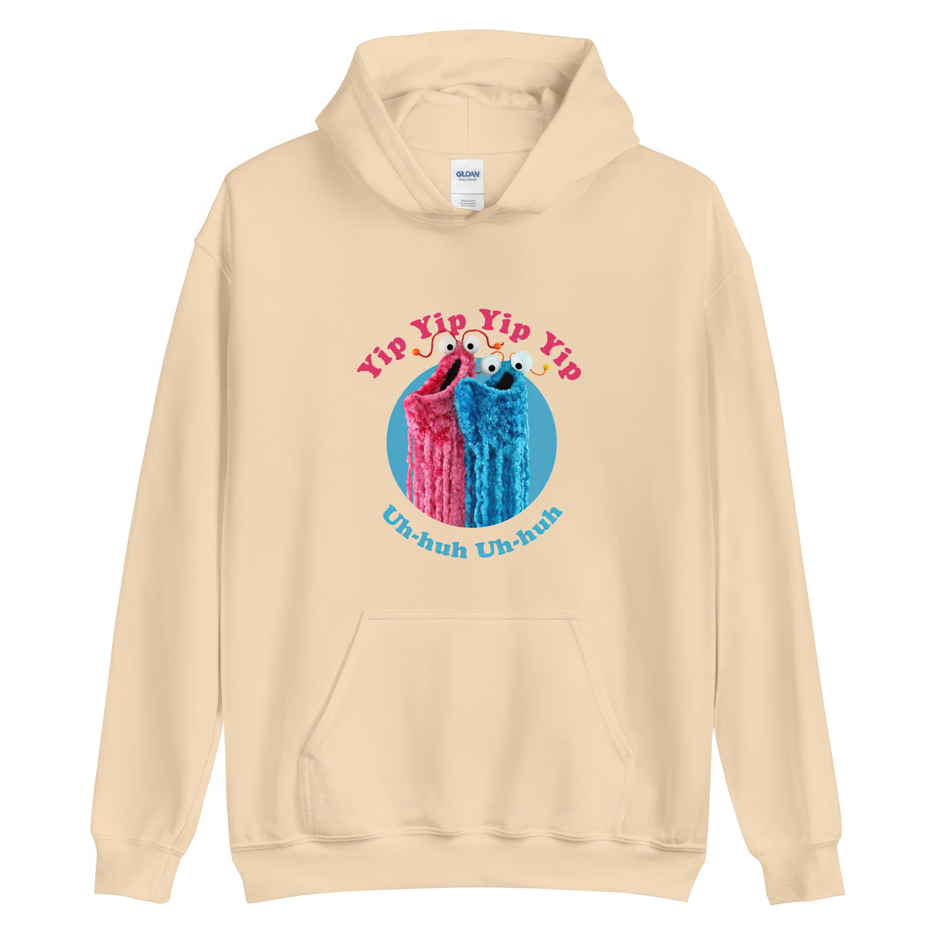 The Yip-Yips Funny Cartoon Muppets Graphic Hoodie - Walmart.com