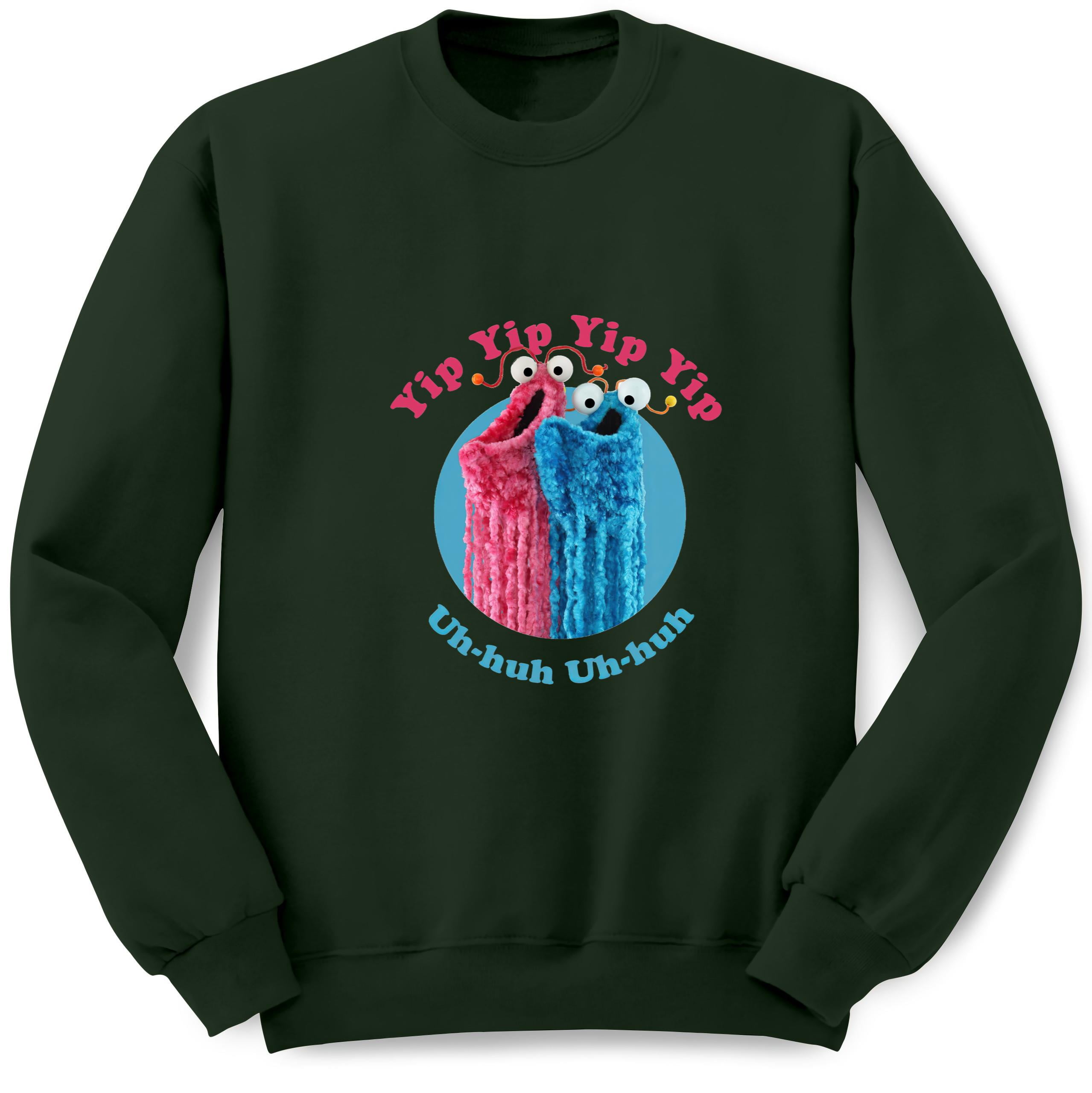 The Yip-Yips Funny Cartoon Muppets Graphic Sweatshirt - Walmart.com