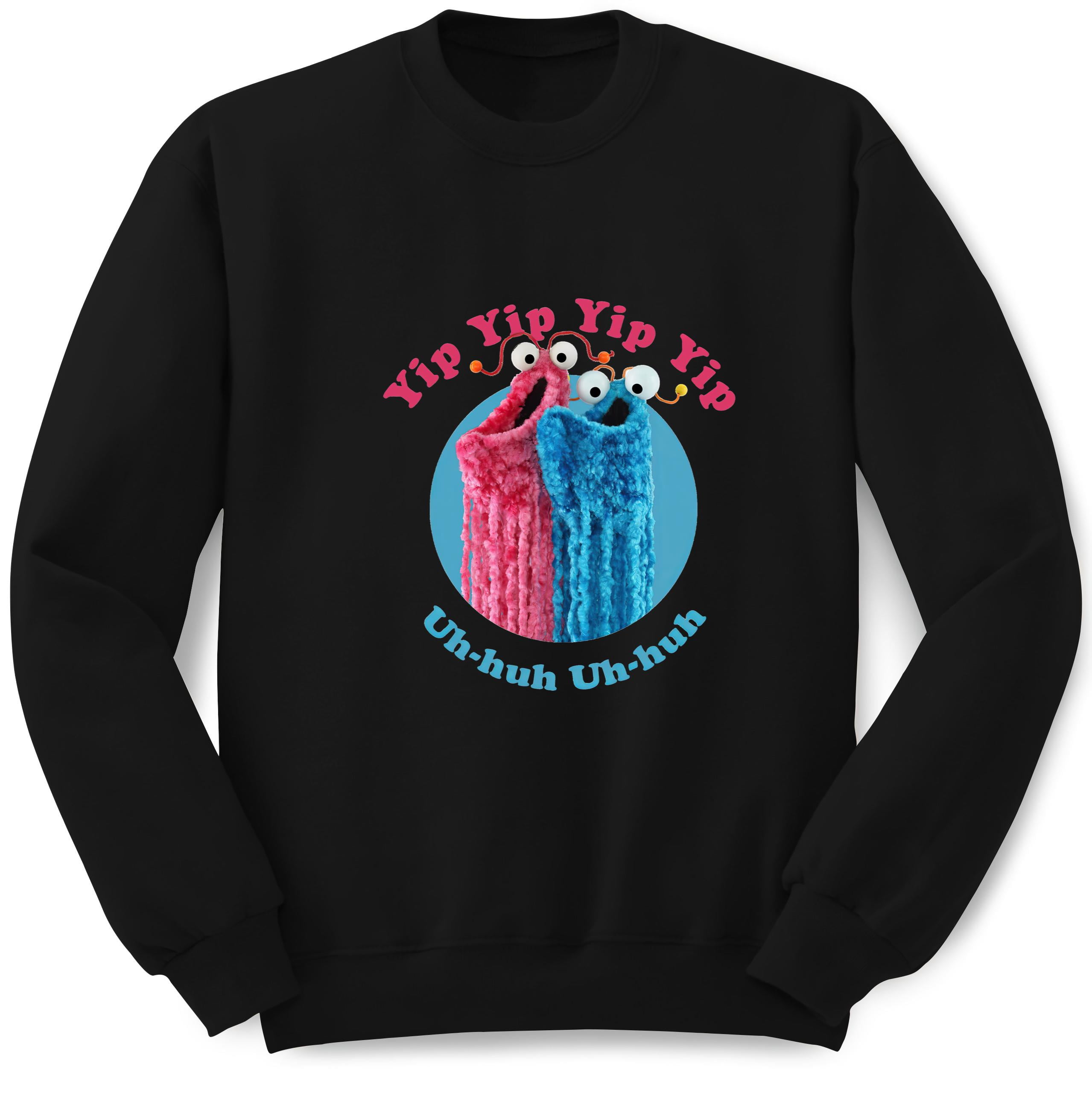 The Yip-Yips Funny Cartoon Muppets Graphic Sweatshirt - Walmart.com