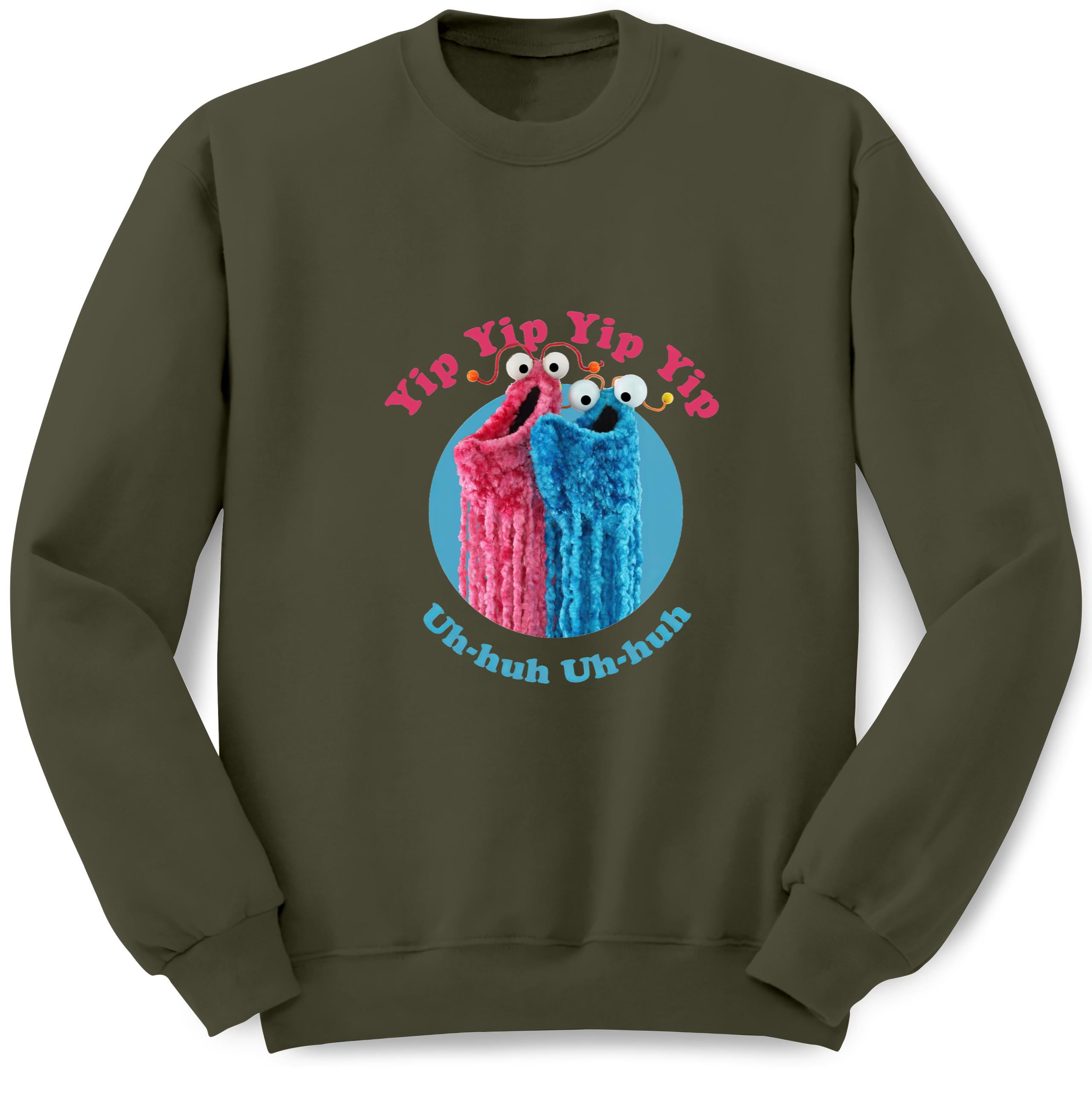 The Yip-Yips Funny Cartoon Muppets Graphic Sweatshirt - Walmart.com