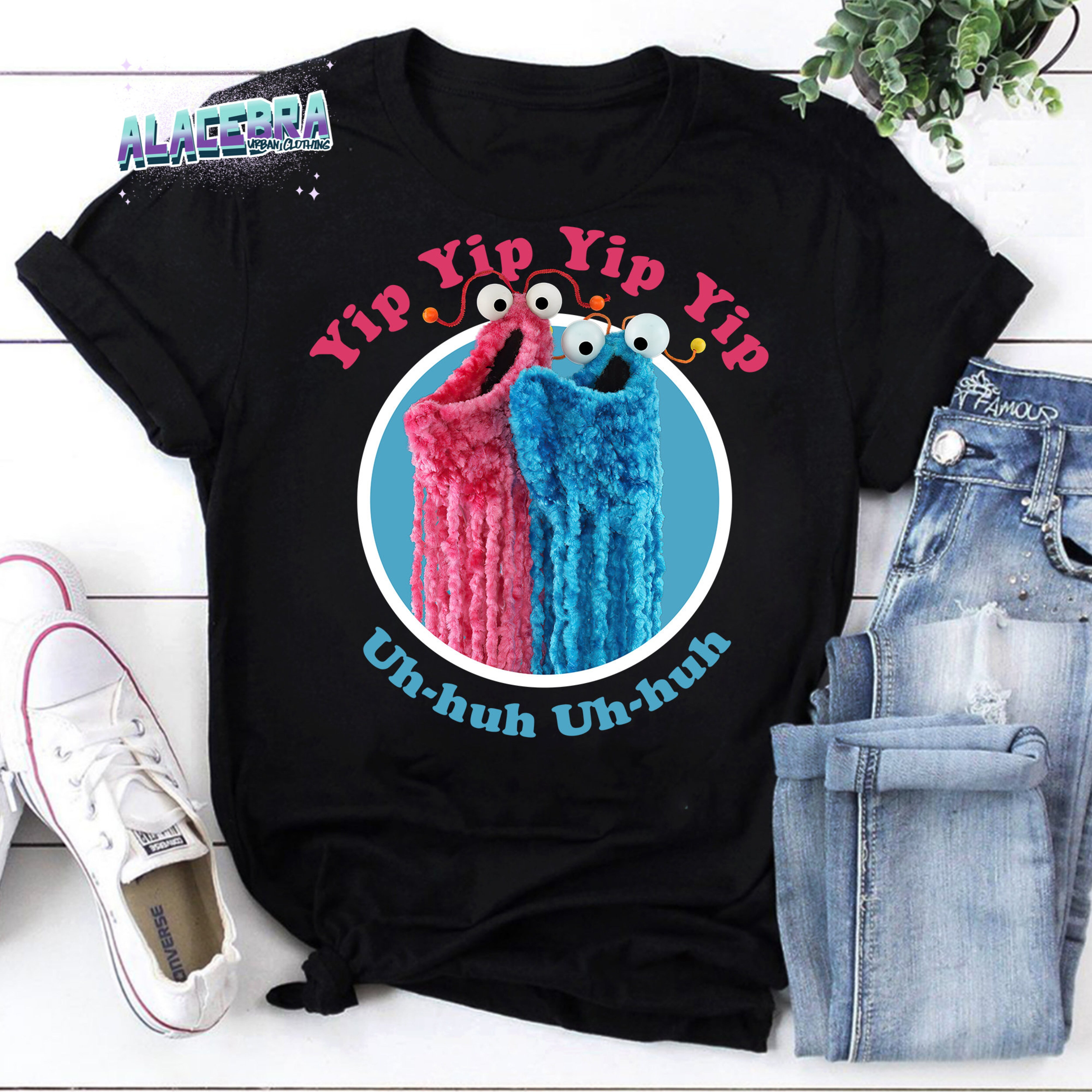 The Yip-Yips Sesame Street Muppets Vintage T-Shirt, The Muppets Lover Shirt, Funny The Muppets ...