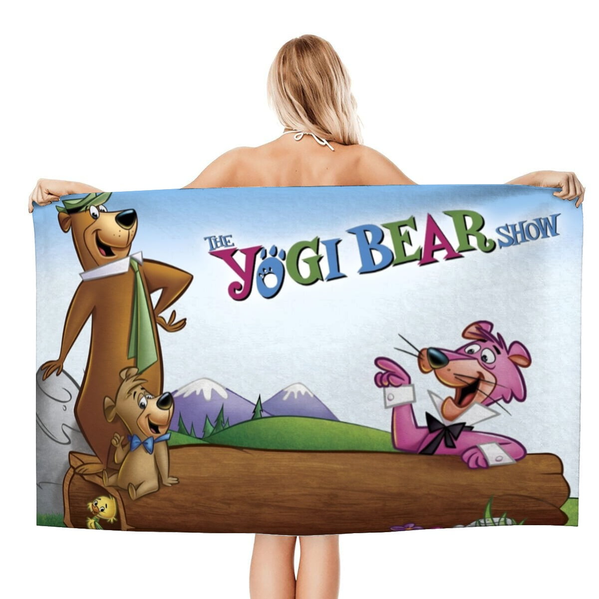 The Yogi Bear Show-theme Gifts Quick-dry Beach Towel for Women Girl Birthday Inspired Fan Bath ...