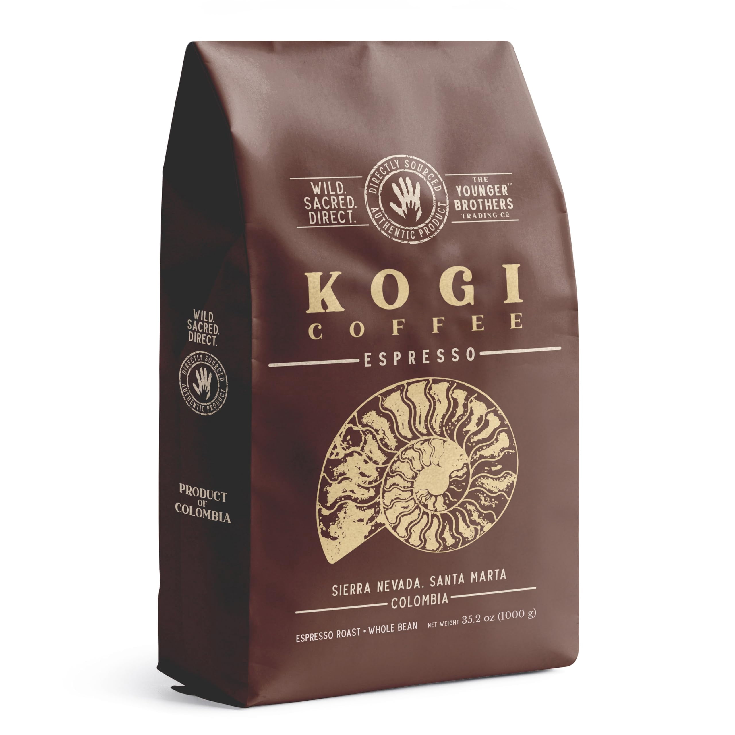 The Younger Brothers wild Colombian coffee, indigenous 'Wild Organic ...
