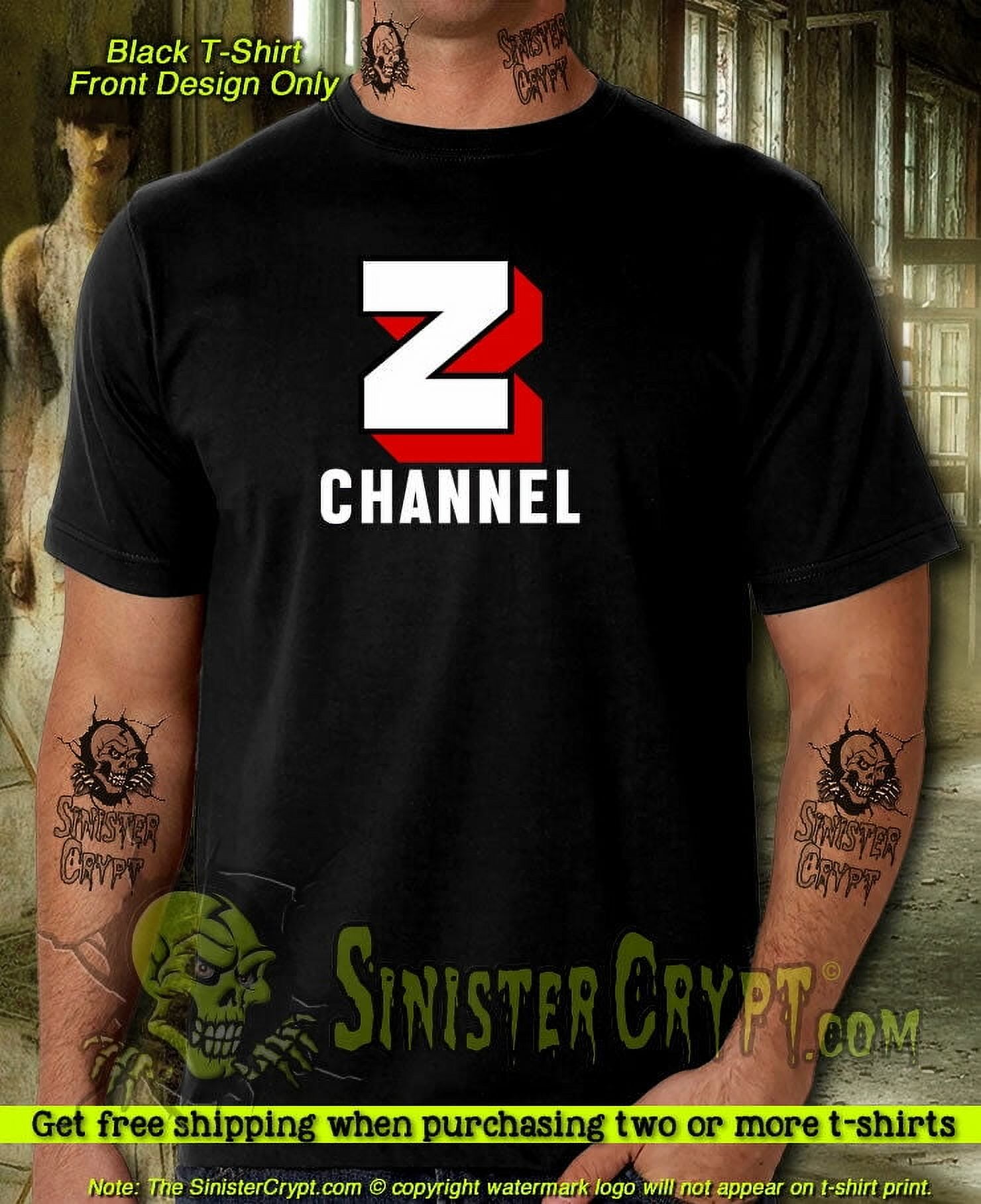 The Z Channel t-shirt, Jerry Harvey Cable Satellite Pay TV Art Cinema, S to 6XL - Walmart.com
