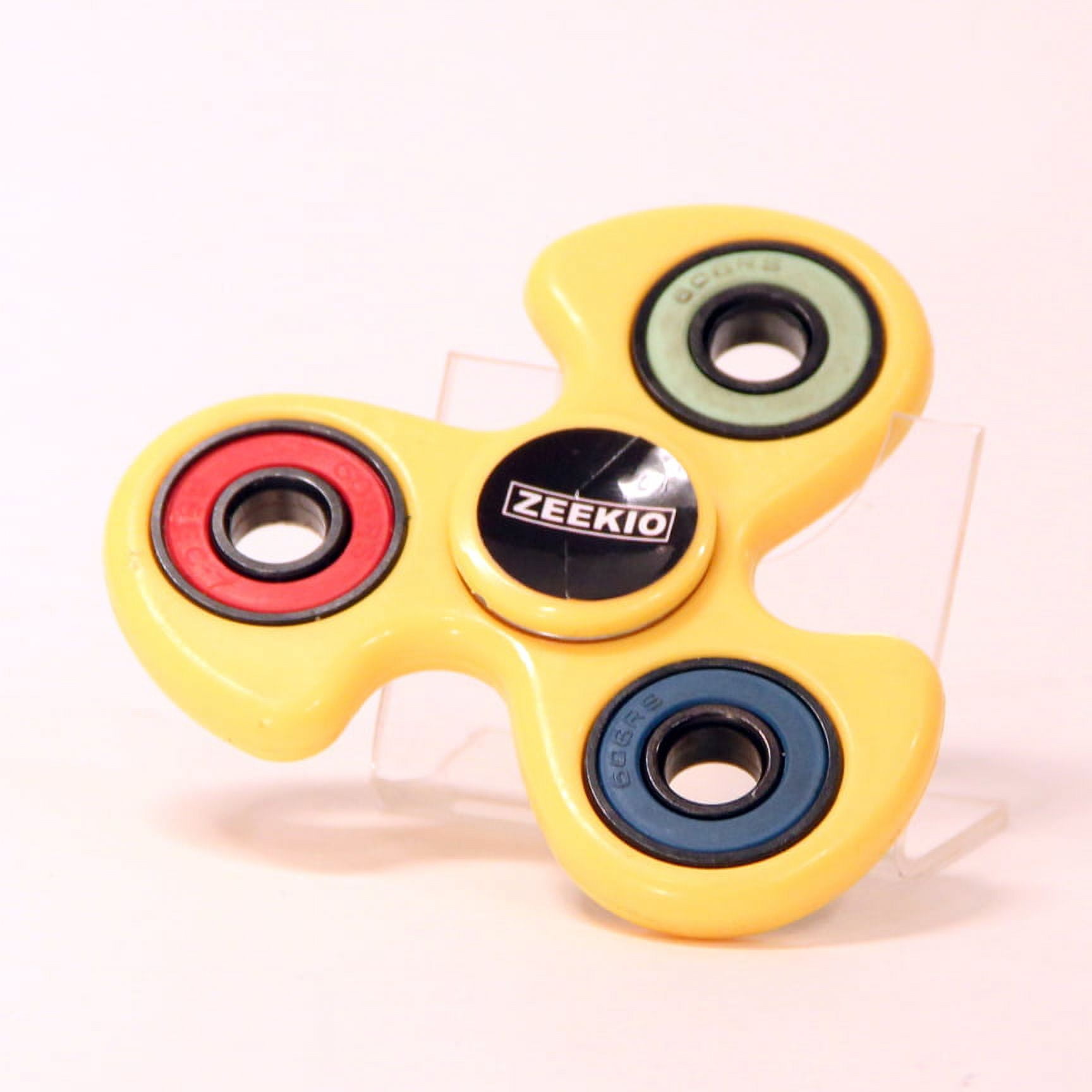 The Zeekio Fanblade Hand Spinner with Hybrid Ceramic Bearing (Yellow ...