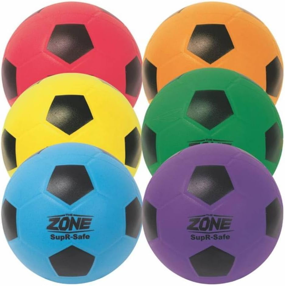 The Zone™ - SupR-Safe Foam Soccer Balls, for Kids and Youth, Indoor and ...