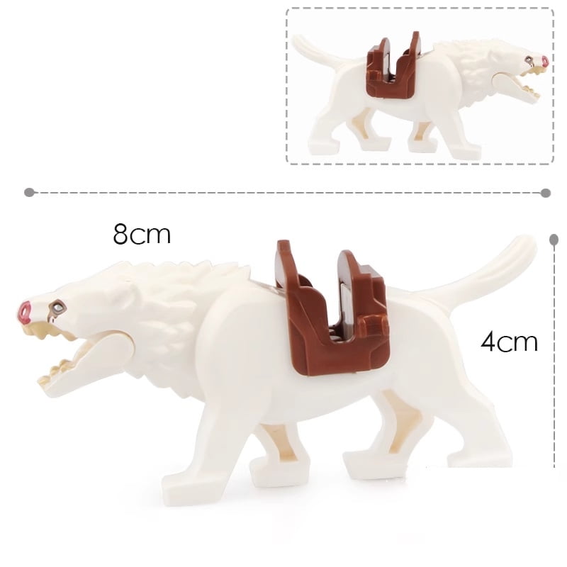 The Zoo African Elephants Camel Deer Building Blocks Mini Action Figure ...