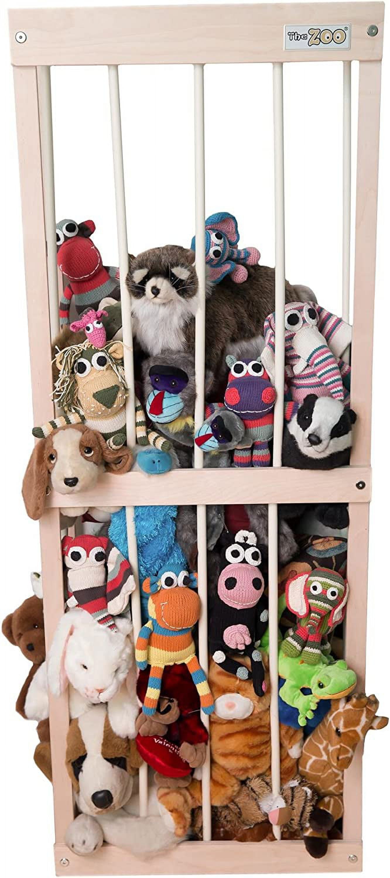 The Zoo Stuffed Animal Storage Plush Animal Storage Holder Zoo Cage for ...