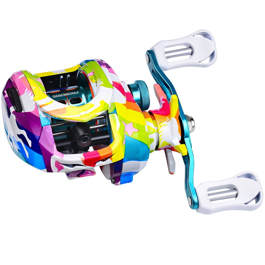 The bait device rotates the fishing reel, 7.2:1 fishing reel 5+1BB long ...