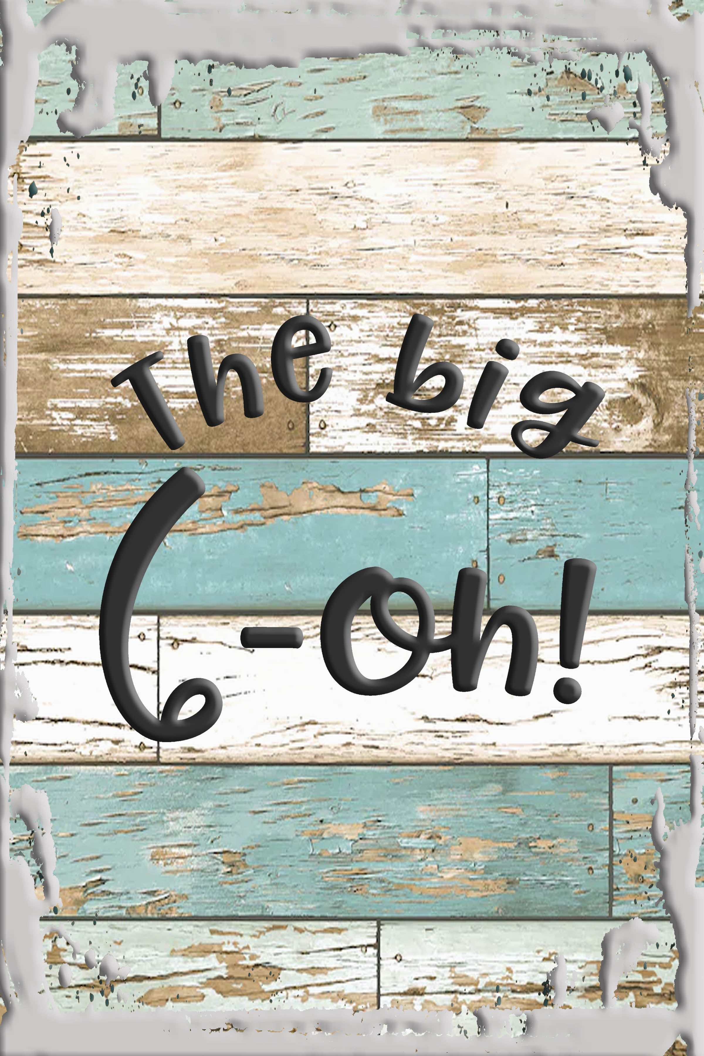 The big 6-oh! 60 sixty funny birthday celebrate getting older White ...