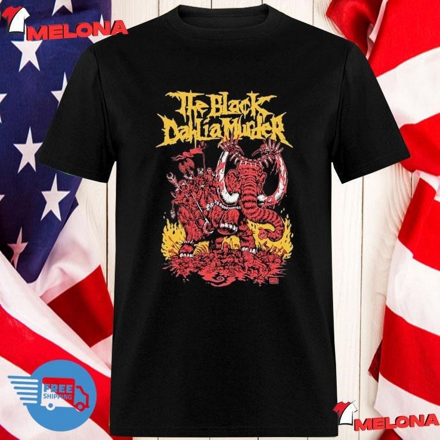 The-black-dahlia-murder-mammoths-hand-shirt - Walmart.com