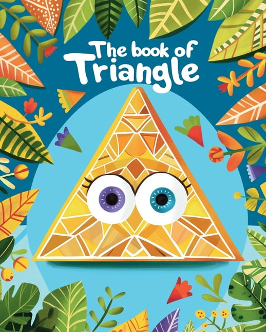 The book of Triangle: Education coloring book with geometric shapes for ...