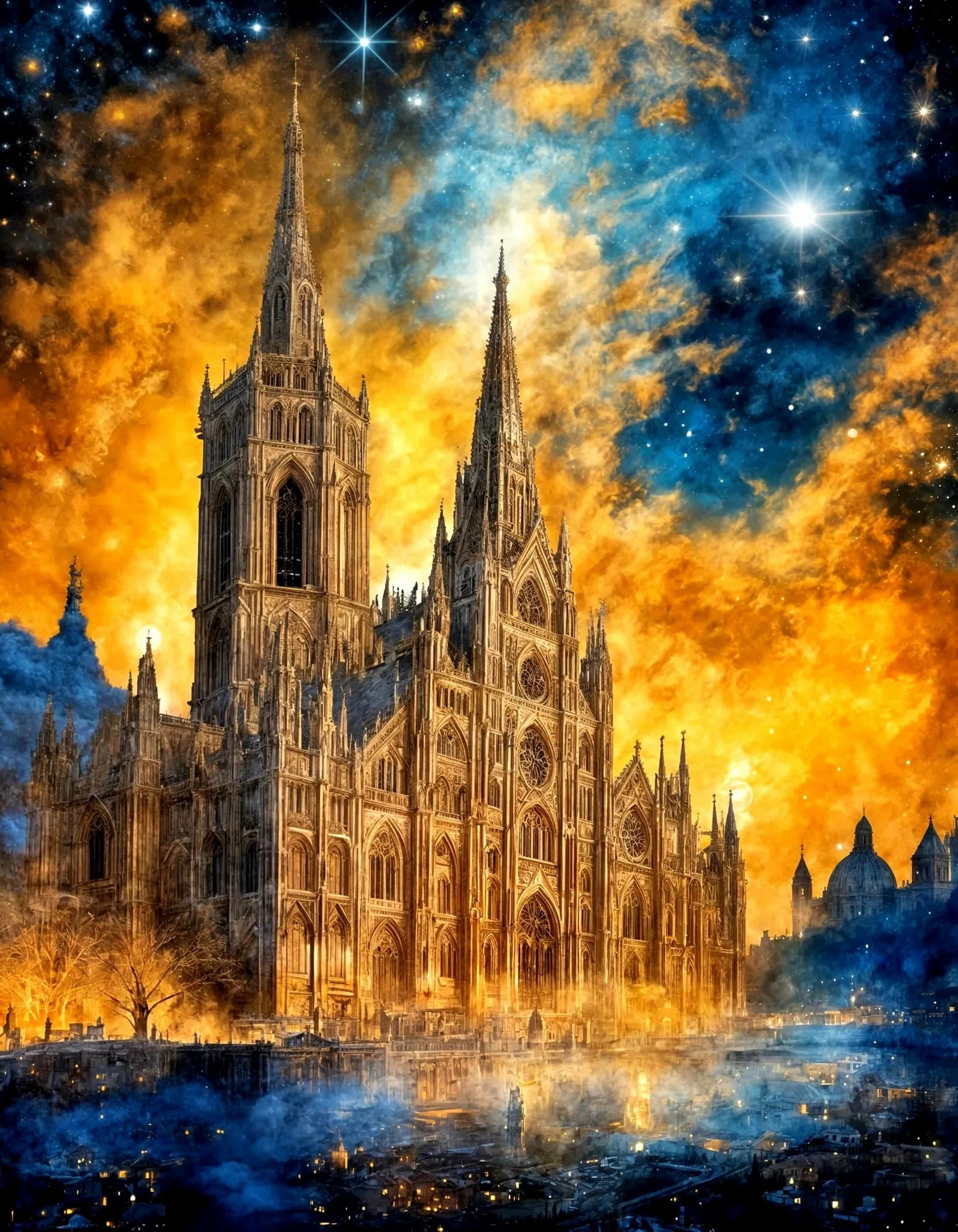 The cathedral! 500-piece wooden family activity jigsaw puzzle home ...