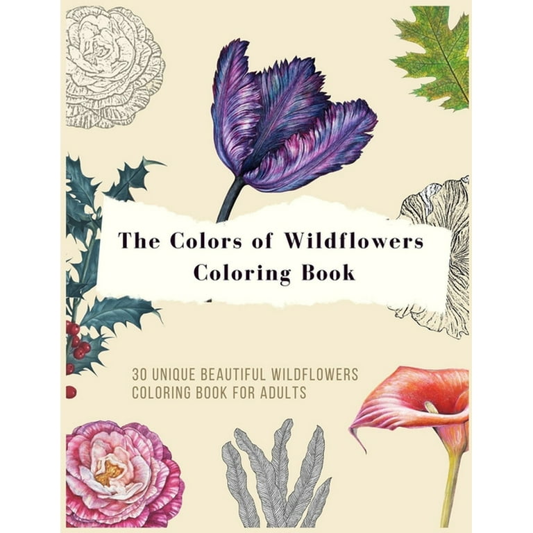 wildflowers coloring pages