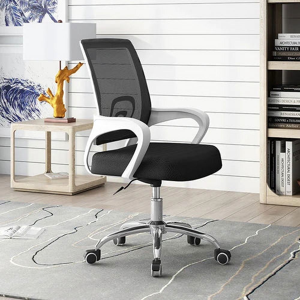 The company reception desk is a minimalist and modern creative curved ...