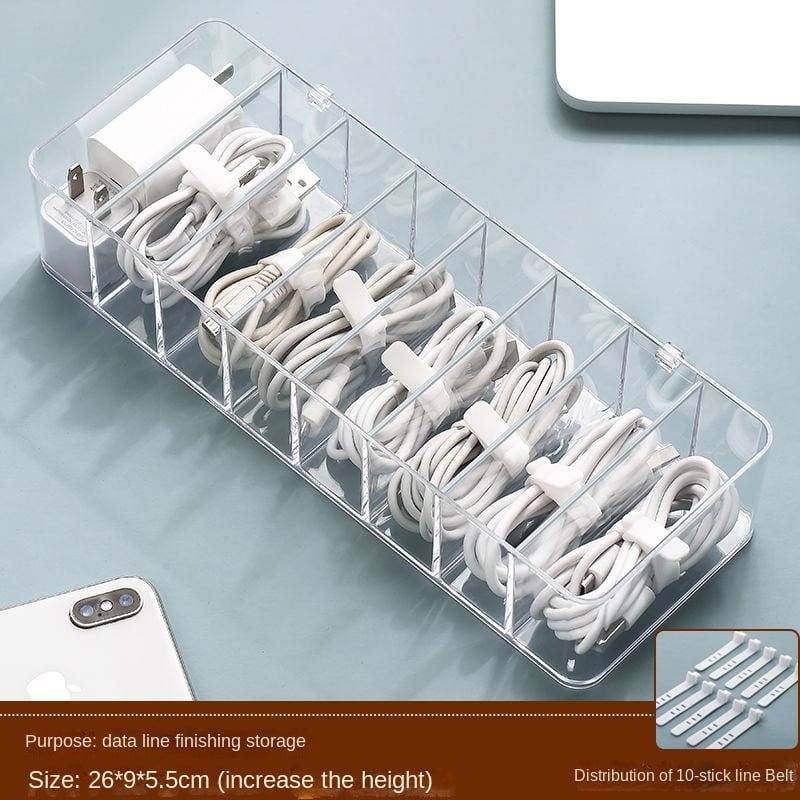 The data cable organizer is used for organizing mobile phone charging ...
