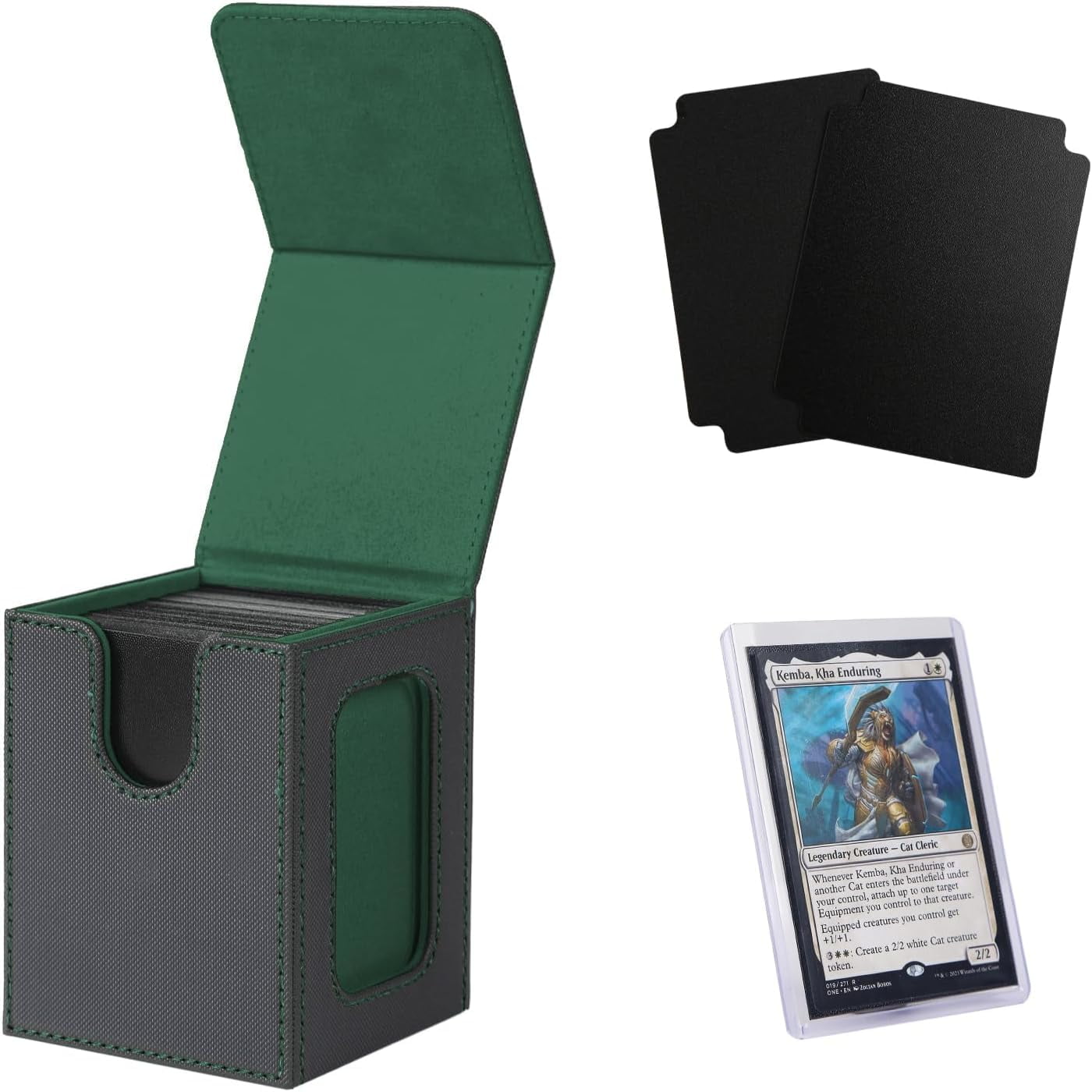 The deck box is used for commander display. The card deck box is ...