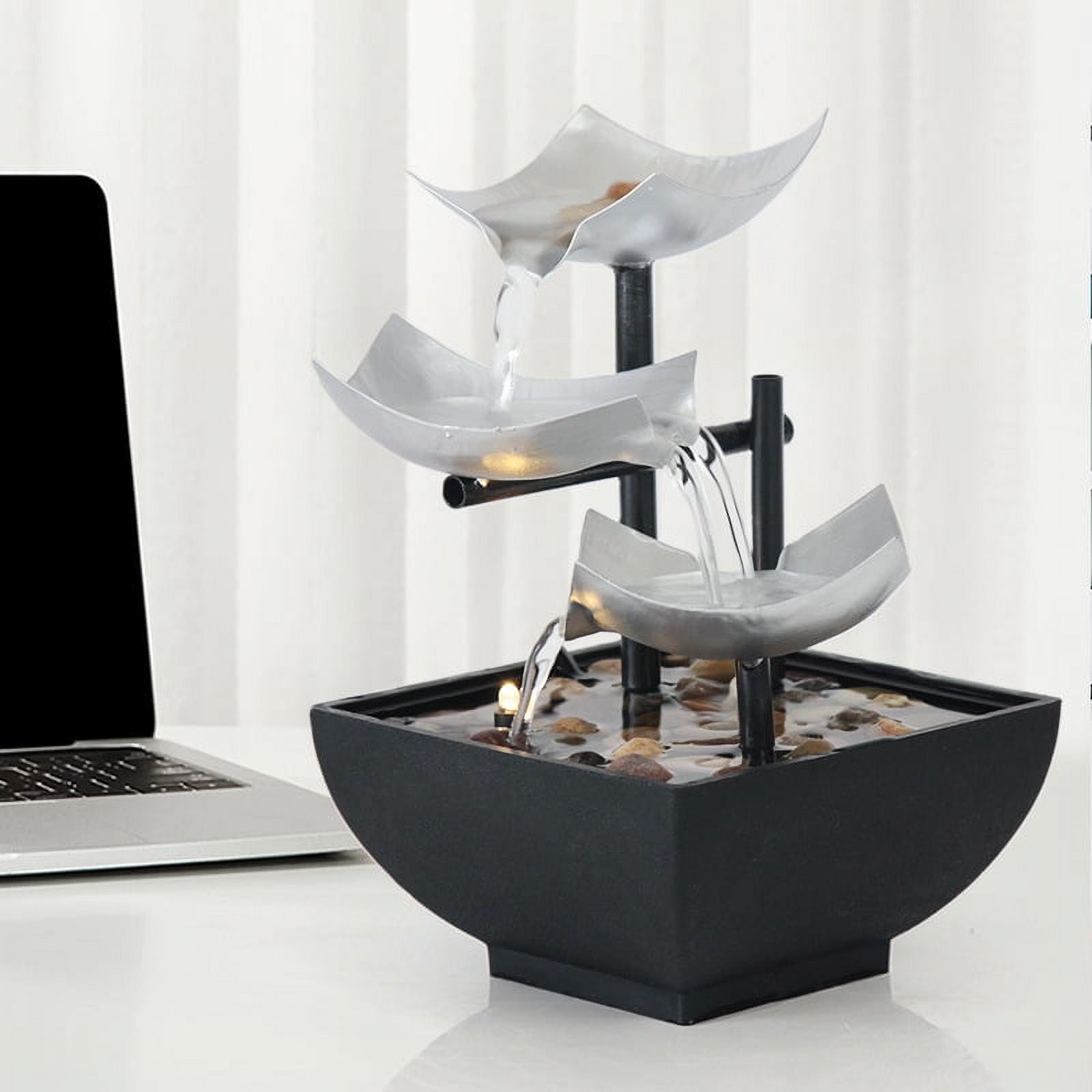 The desktop water fountain crafts living room decoration, which means ...