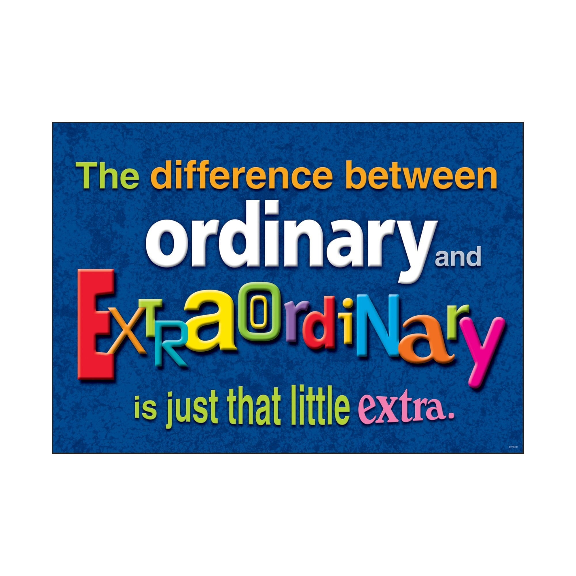 The difference between ordinary Poster - Walmart.com