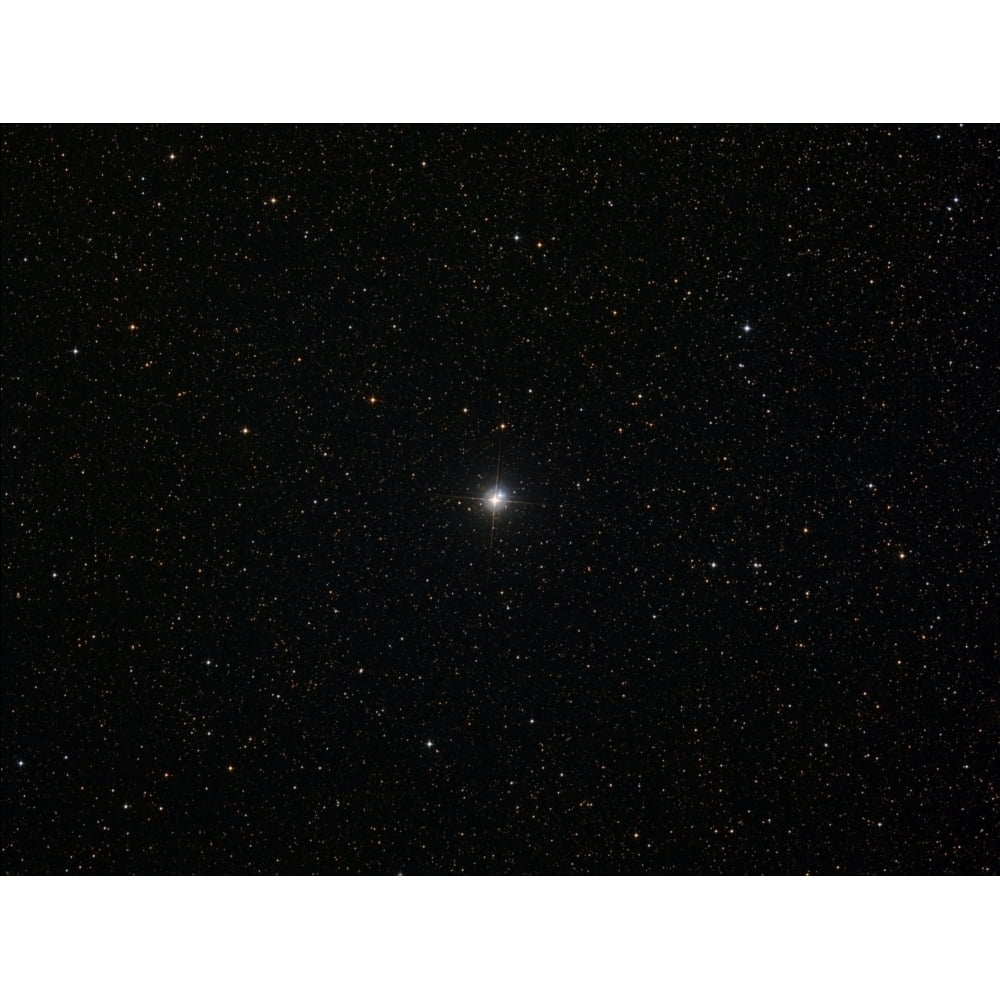 The double star Albireo in the constellation Cygnus Poster Print ...