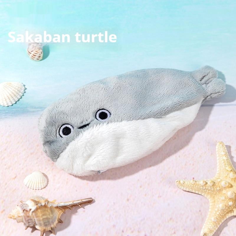 The electric fish toy can swing and pat the fish, boys and girls. It's ...
