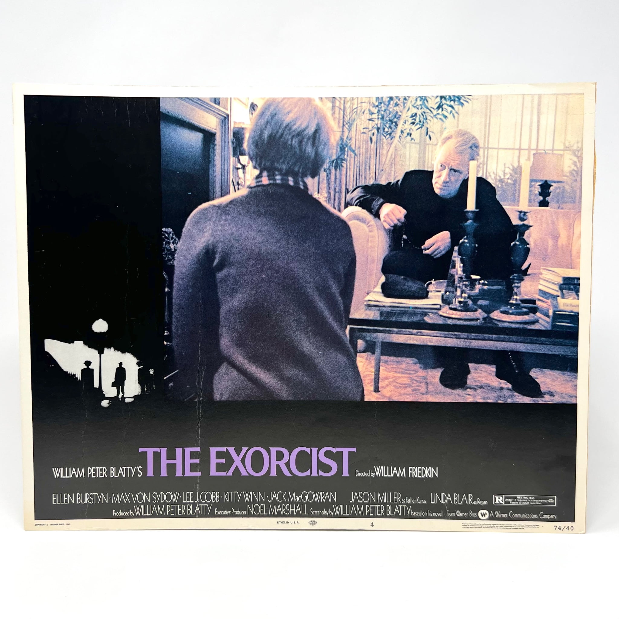 The exorcist Horror Movie Lobby Card Poster No.4 - Walmart.com