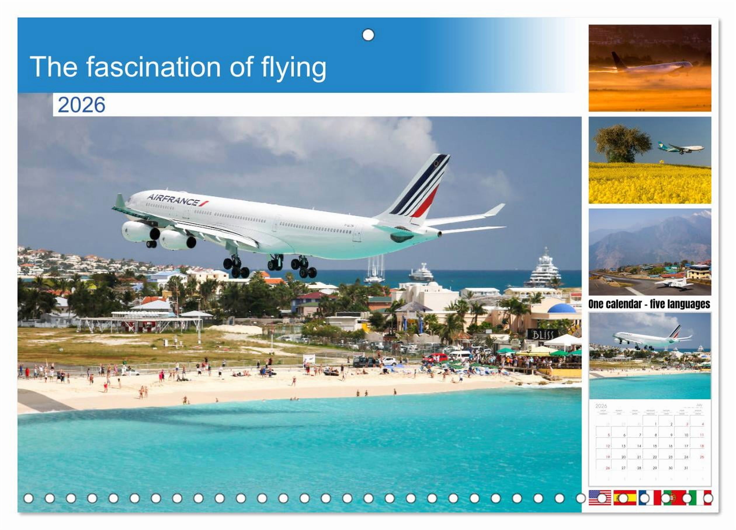 The fascination of flying (Monthly Wall Calendar 2026 11.7 x 16.5 (open ...
