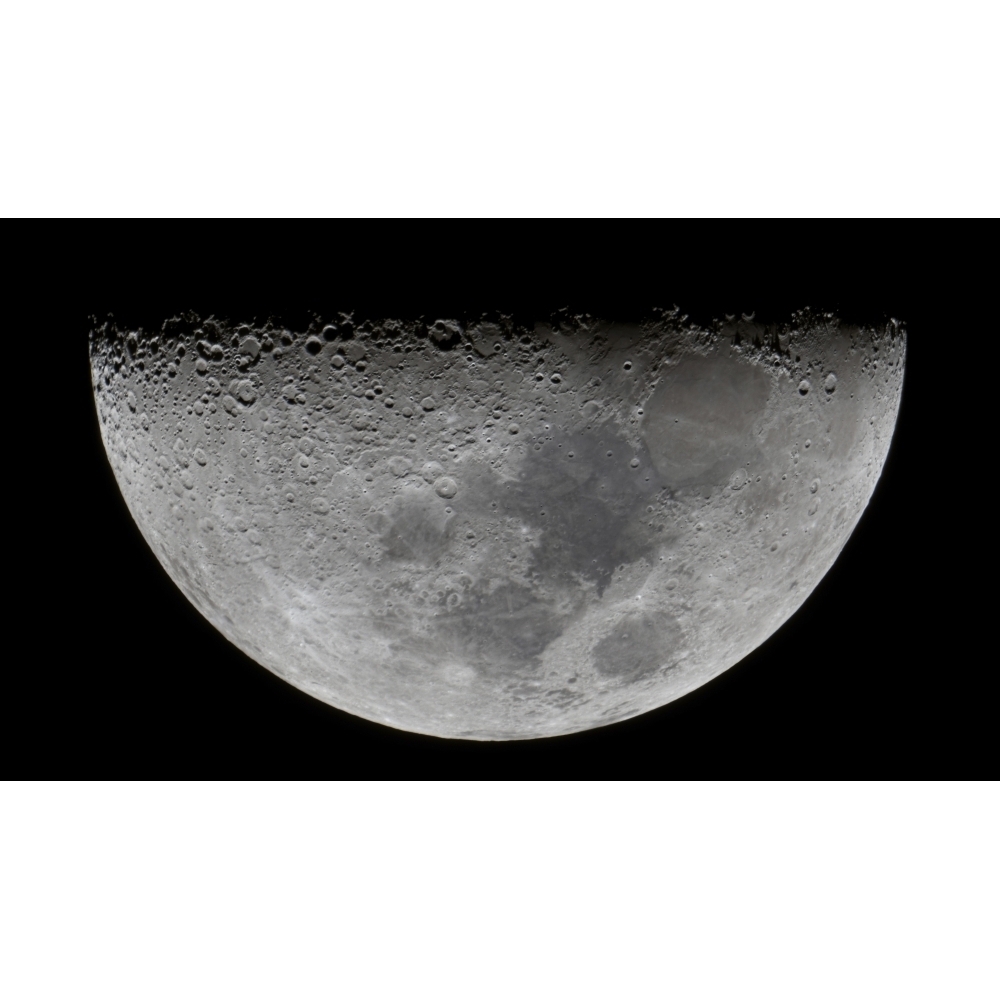 The feature known as Lunar-X visible on the moons surface Poster Print ...