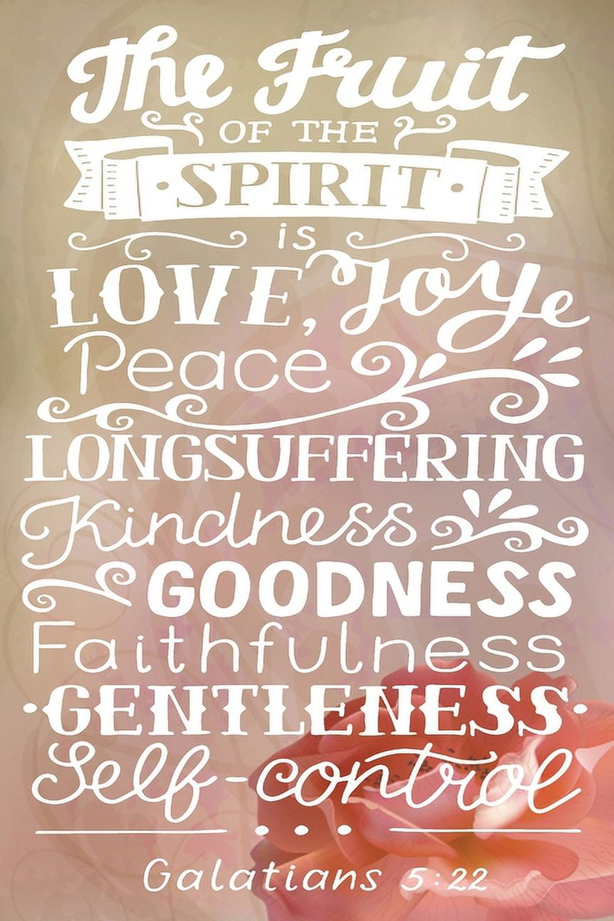 The fruit of the spirit is love joy peace patience kindness goodness ...