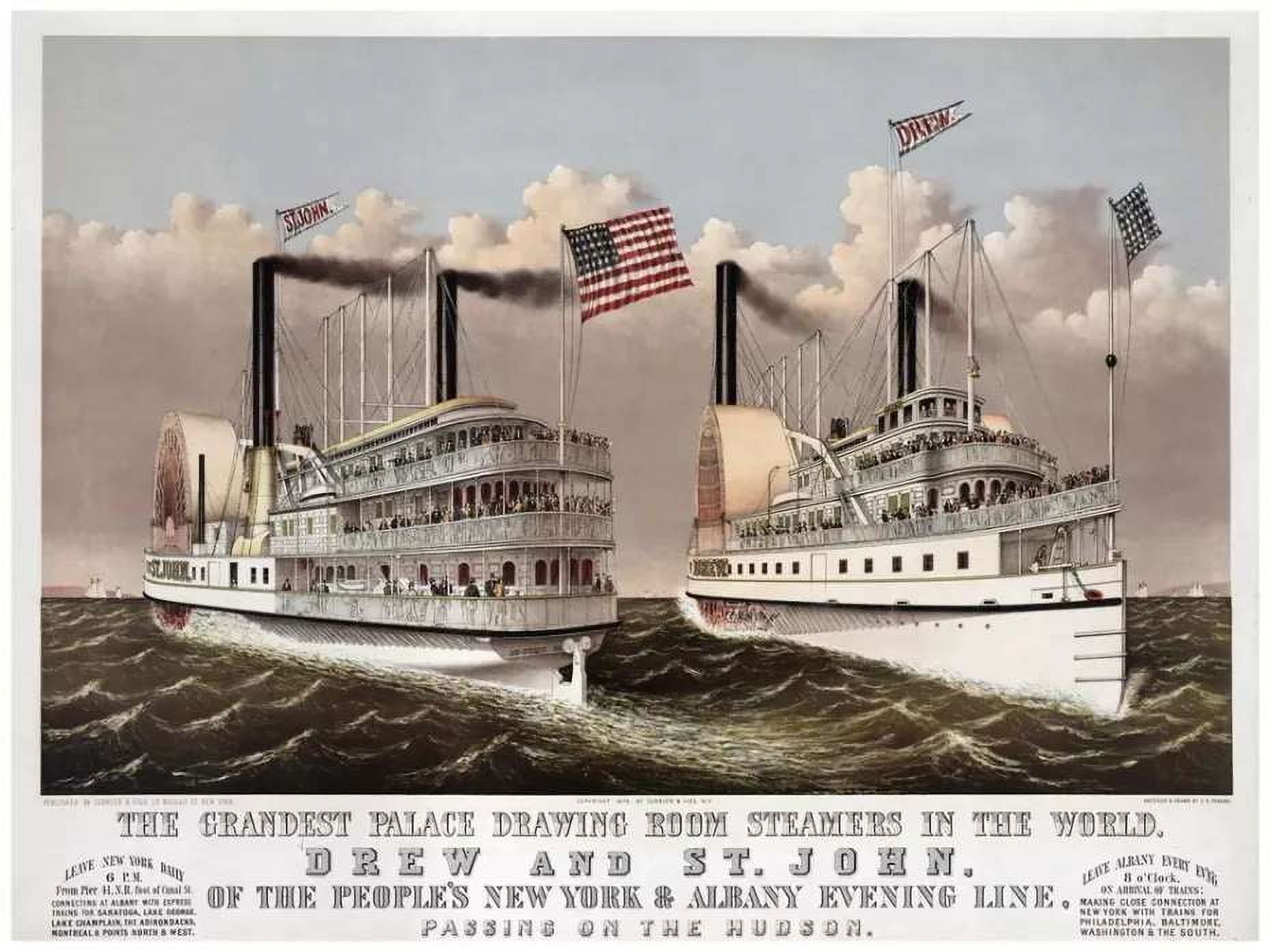 The grandees palace room steamers.drew & st john.POSTER.Decoration ...