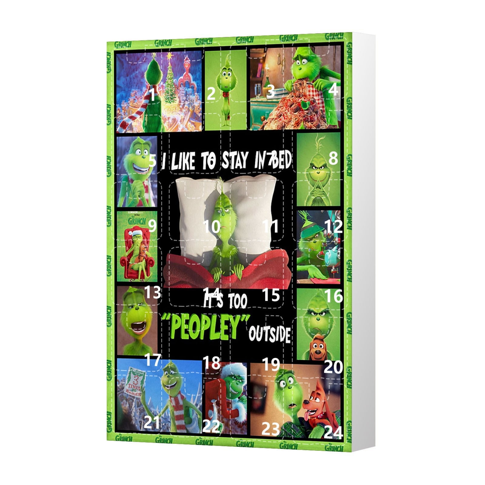 The grinch Grinch Advent Calendar 2024 for Kids 24 Days Christmas ...