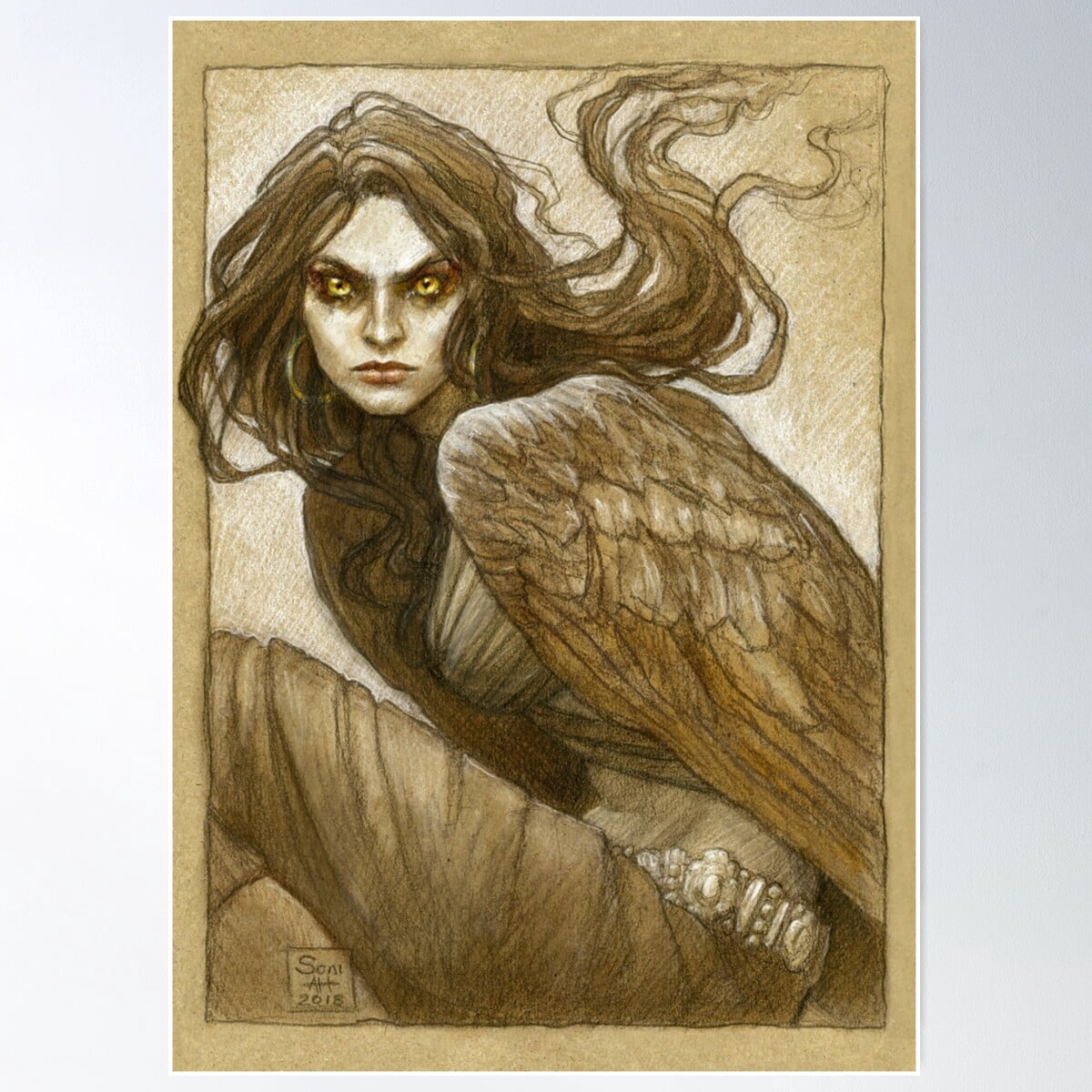 The harpy, Marta Poster, 24x36 UNFRAMED - Walmart.com