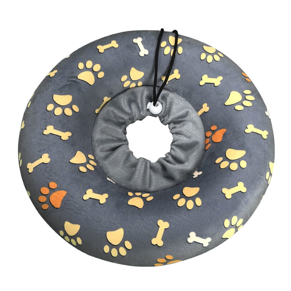 The inflatable collar protects the neck of cats and dogs to prevent ...