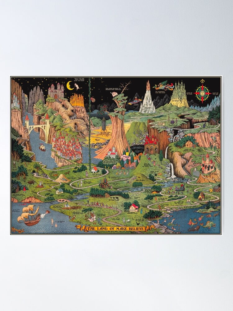 The land of make believe. Published by Jaro Hess 1930 Cornucopia of ...